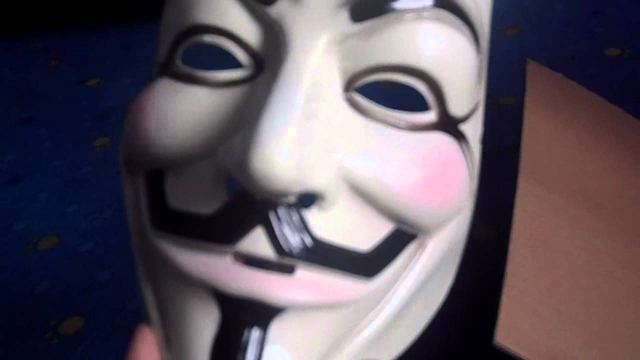 V for Vendetta Maske Review (German) - YouTube