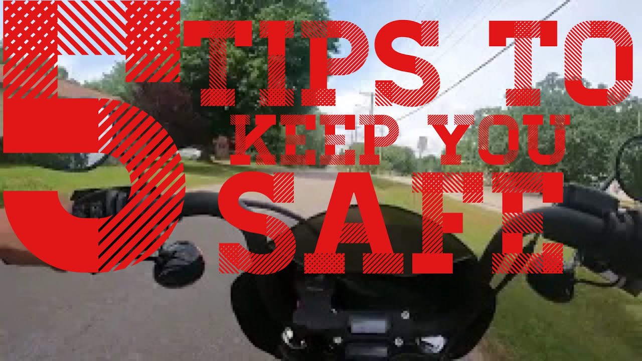 5 Tips to help you stay safe while riding - YouTube