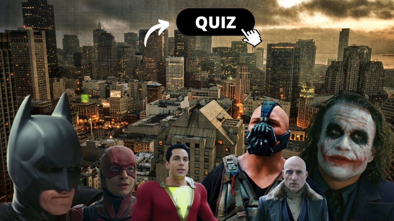 Can you name all this DC Charaters? DC Quiz - YouTube