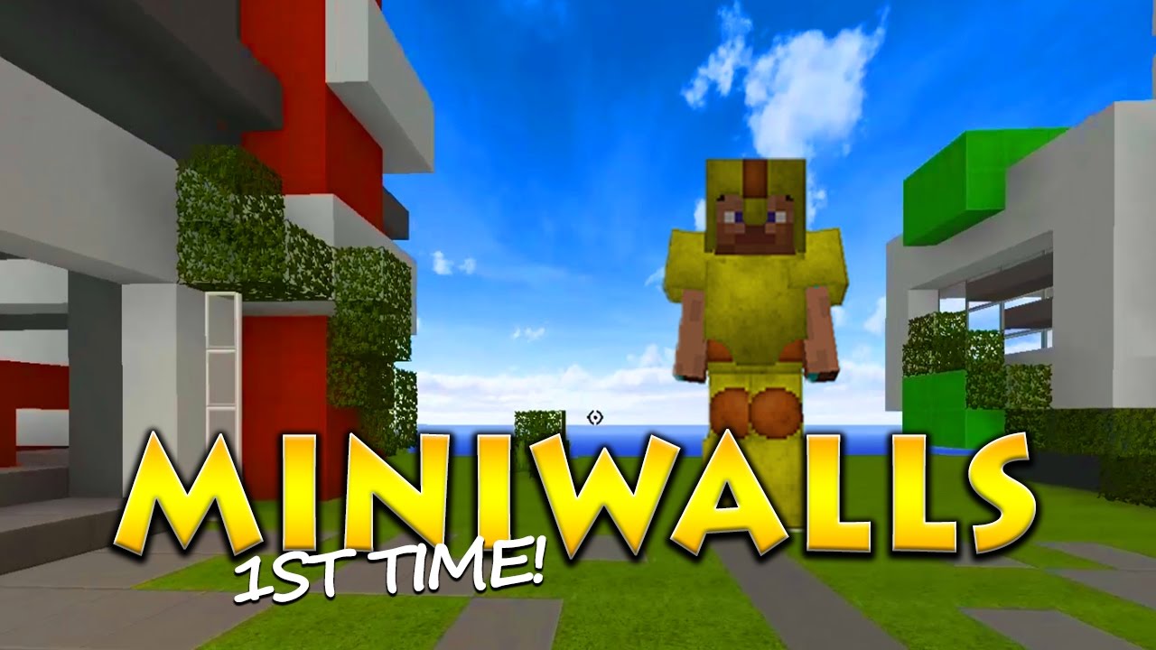 MY FIRST TIME PLAYING HYPIXEL MINI WALLS! | EPIC MINECRAFT PVP! - YouTube