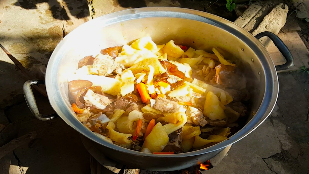 How To Cook Multiple Ingredient Soup - Country Food In My Village #2 ...