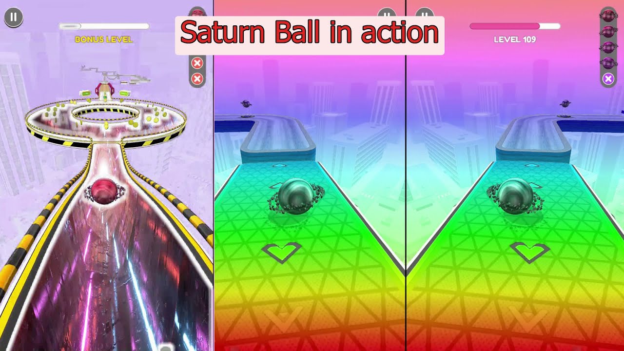 Going Balls - Level 108 - 109 Super SpeedRun || Saturn Ball || Gameplay ...