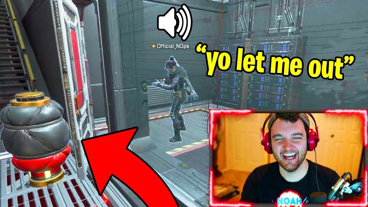 TRAPPING TEAMMATES IN ROOMS WITH CAUSTIC! (TOXIC) - Apex Legends Battle ...