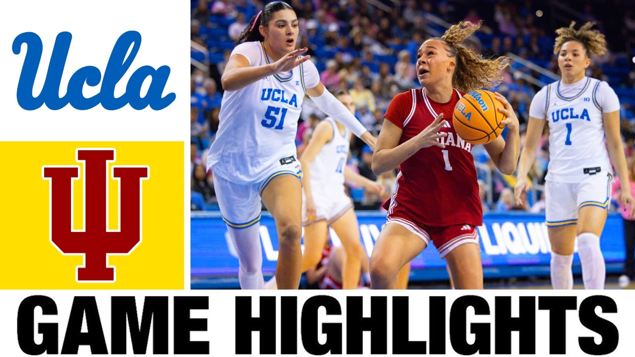#2 UCLA vs Indiana Highlights | Women's Basketball | College Basketball ...