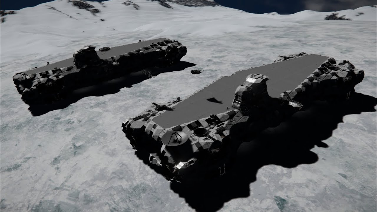 Fleet Carrier / Ship Showcase / Space Engineers - YouTube