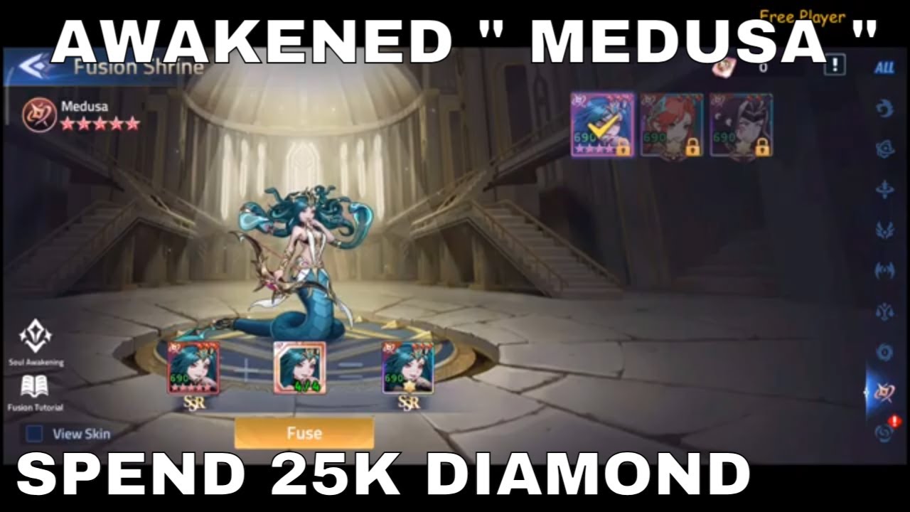 AWAKENED " MEDUSA " Mobile Legends: Adventure - YouTube