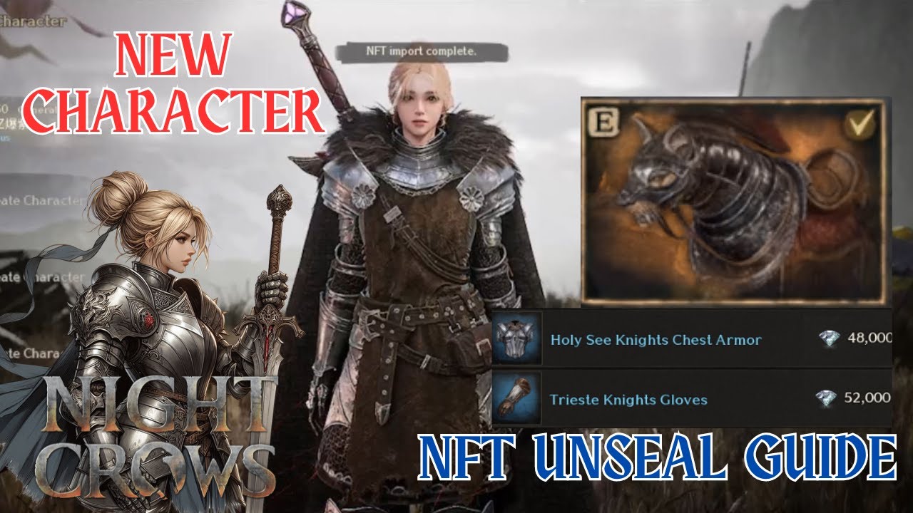 NIGHT CROWS - NFT Unsealing Guide ~ Naka snipe tayo ng murang LEGENDARY ...