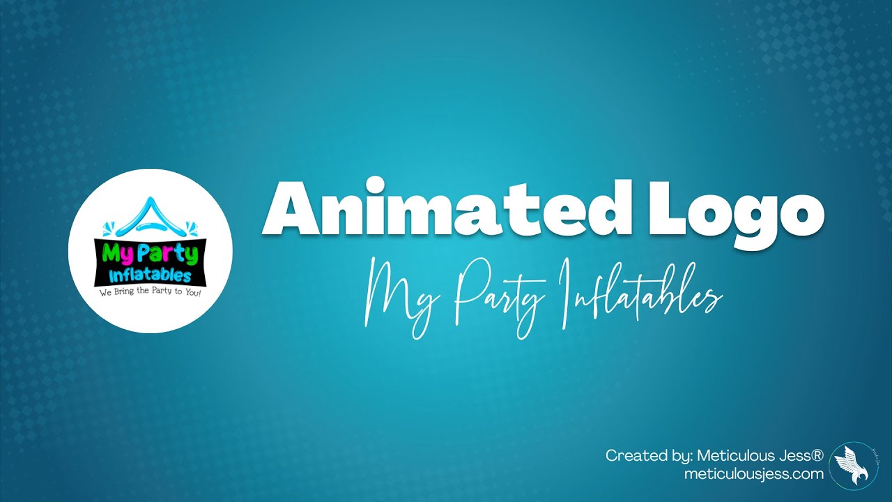 My Party Inflatables Animated Logo - YouTube