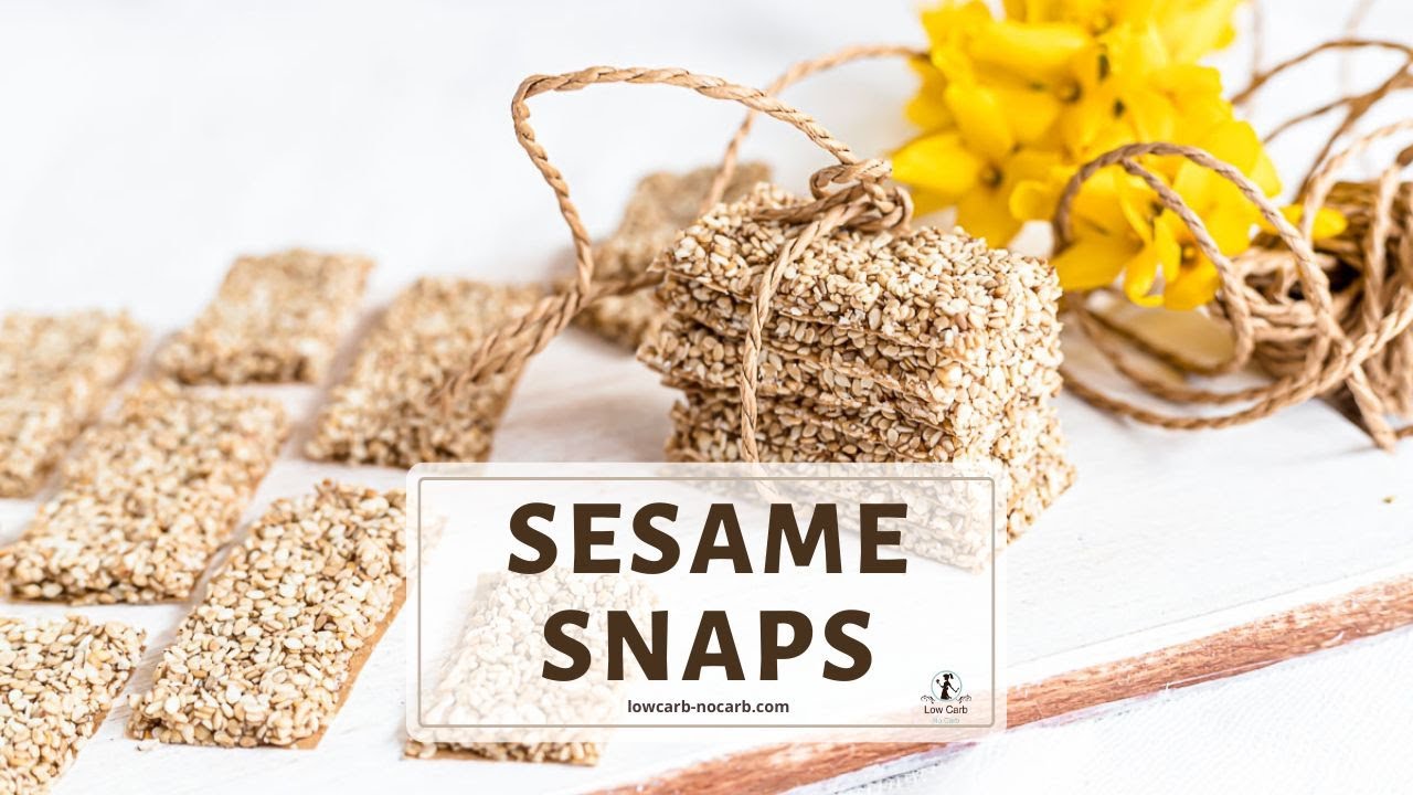 Sugar-Free Sesame Snaps Recipe - YouTube