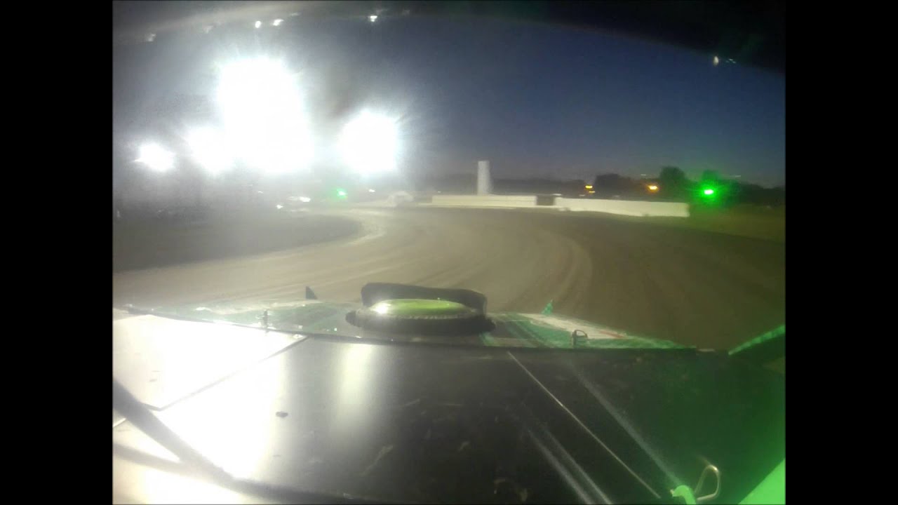 Tony Rost NASCAR Sport Modified on board camera A feature win @ Adams ...