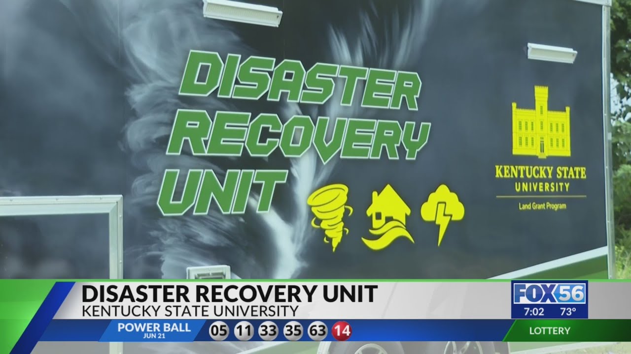 Kentucky State University unveils mobile disaster relief unit - YouTube