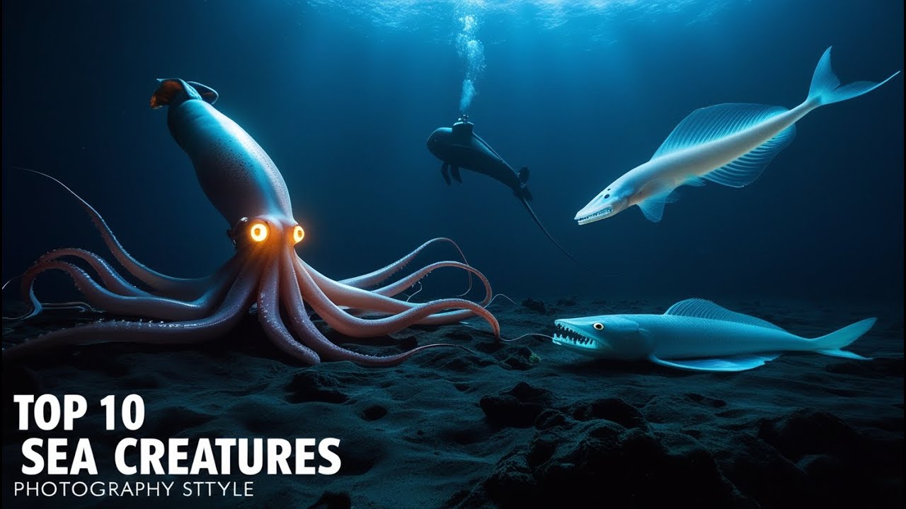 Top 10 Mysterious Sea Creatures Ever Discovered | Ocean Mysteries 901 ...