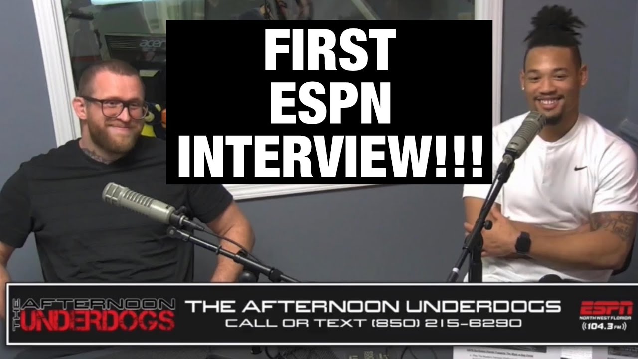 Very First ESPN Interview!!!! - YouTube