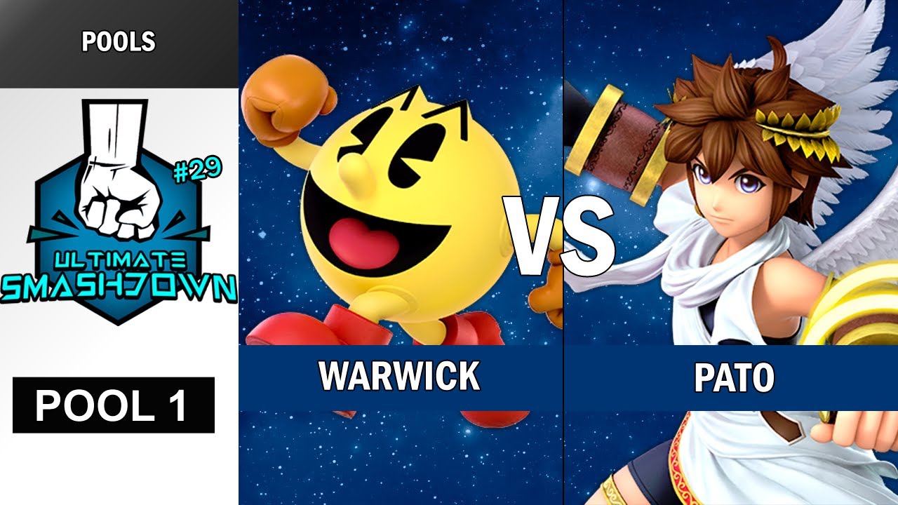 Ultimate Smashdown #29 | Pools - warwick (Pac-Man) vs Pato (Pit, Sora ...