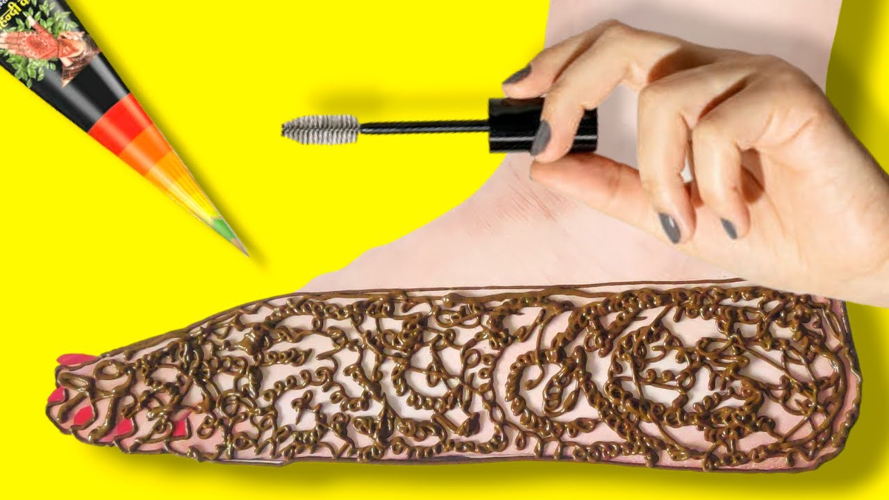 Teej Mehndi Design Using Mascara | New Henna Mehendi Designs Stylish ...
