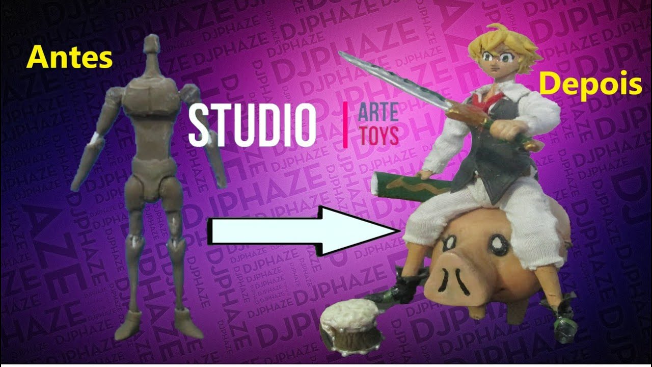 Toy Makeover meliodas nanatsu no taizai-Custom figure - YouTube