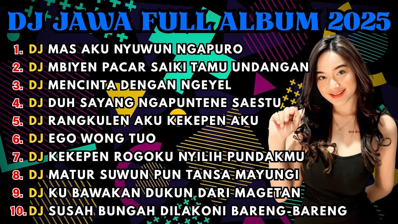 DJ JAWA FULL ALBUM FULL BASS TERBARU 2025 DJ TIKTOK DEK ALIA - YouTube