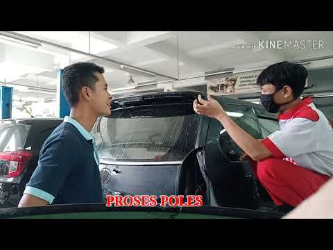 BODY REPAIR MOBIL, PROSES REPARASI BODY MOBIL ,BENGKEL RESMI - YouTube