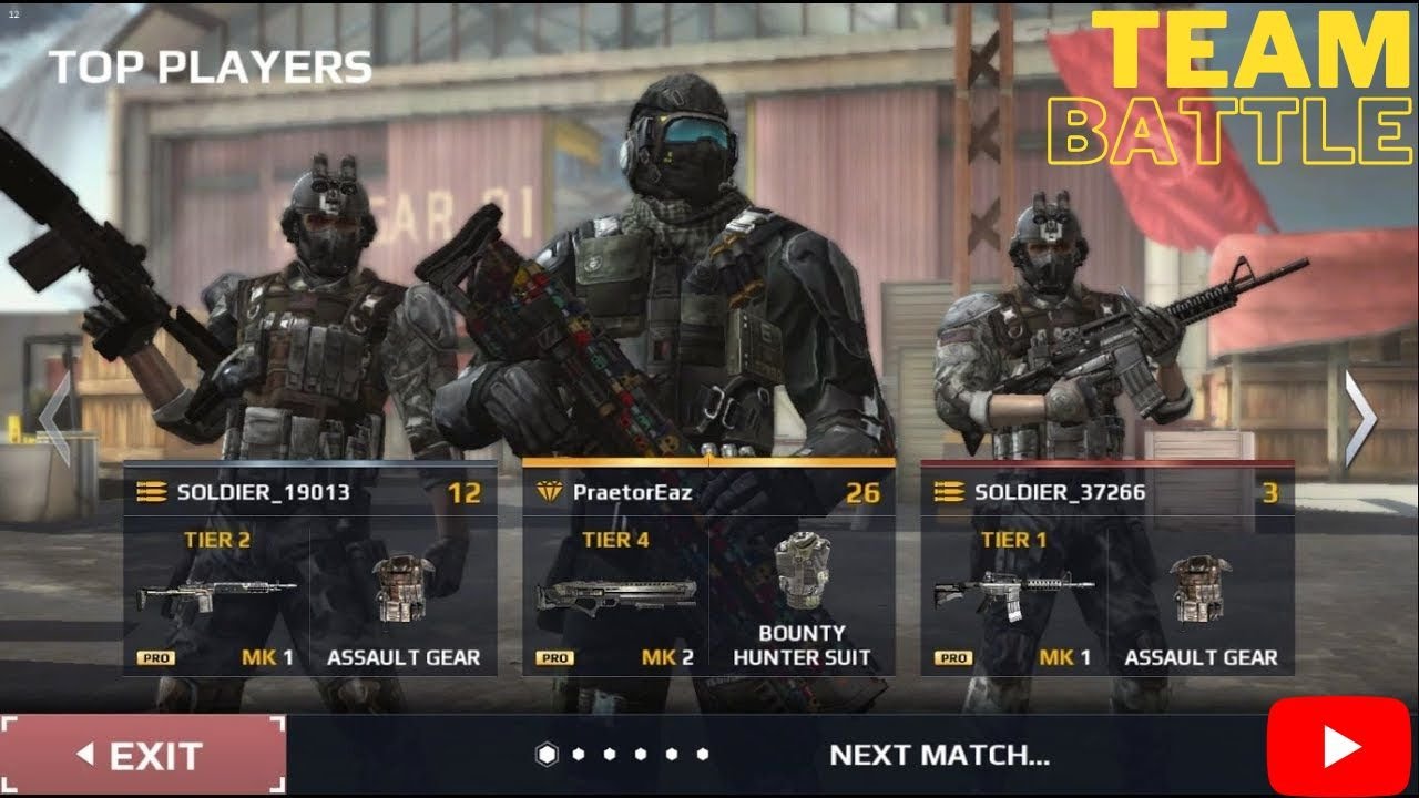 Team Battle In Modern Combat V - Best Gameplay Video 2022 - YouTube