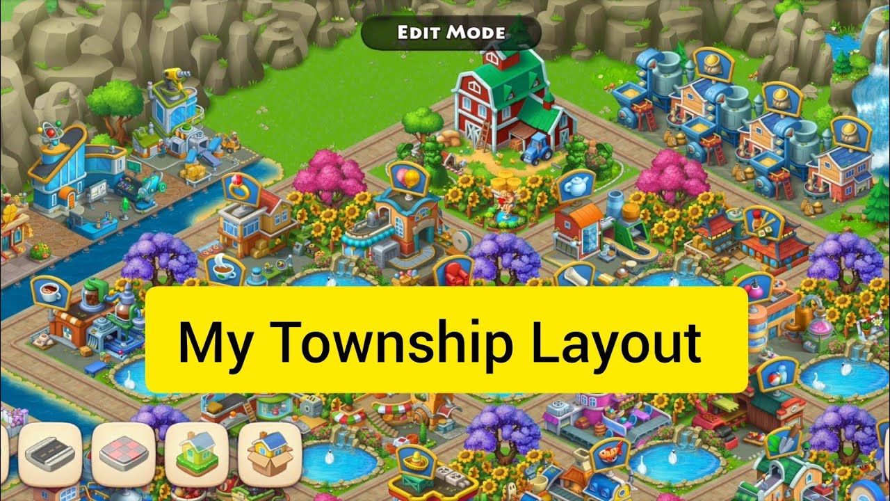 Township My town layout Design - YouTube