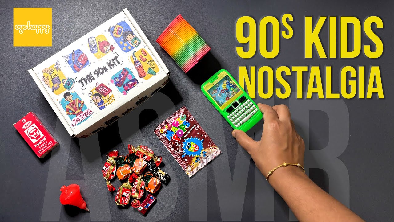 Nostalgic unboxing for 90s Kids | Oye happy 90s kit unboxing # ...