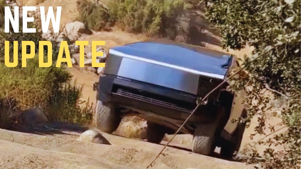 Tesla Cybertruck spotted climbing stairs off road – showing great ...