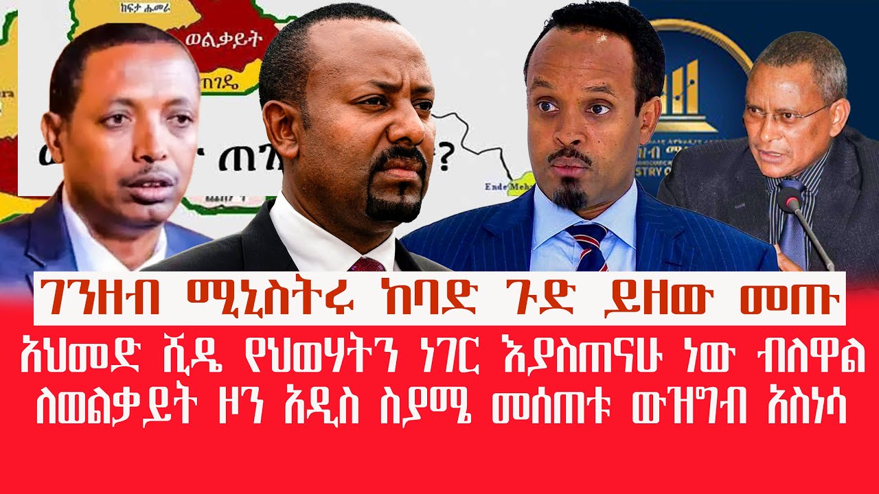 HAMER MEDIA | ገንዘብ ሚኒስትሩ ከባድ ጉድ ይዘው መጡ | አህመድ ሺዴ የህወሃትን ነገር እያስጠናሁ ነው ...