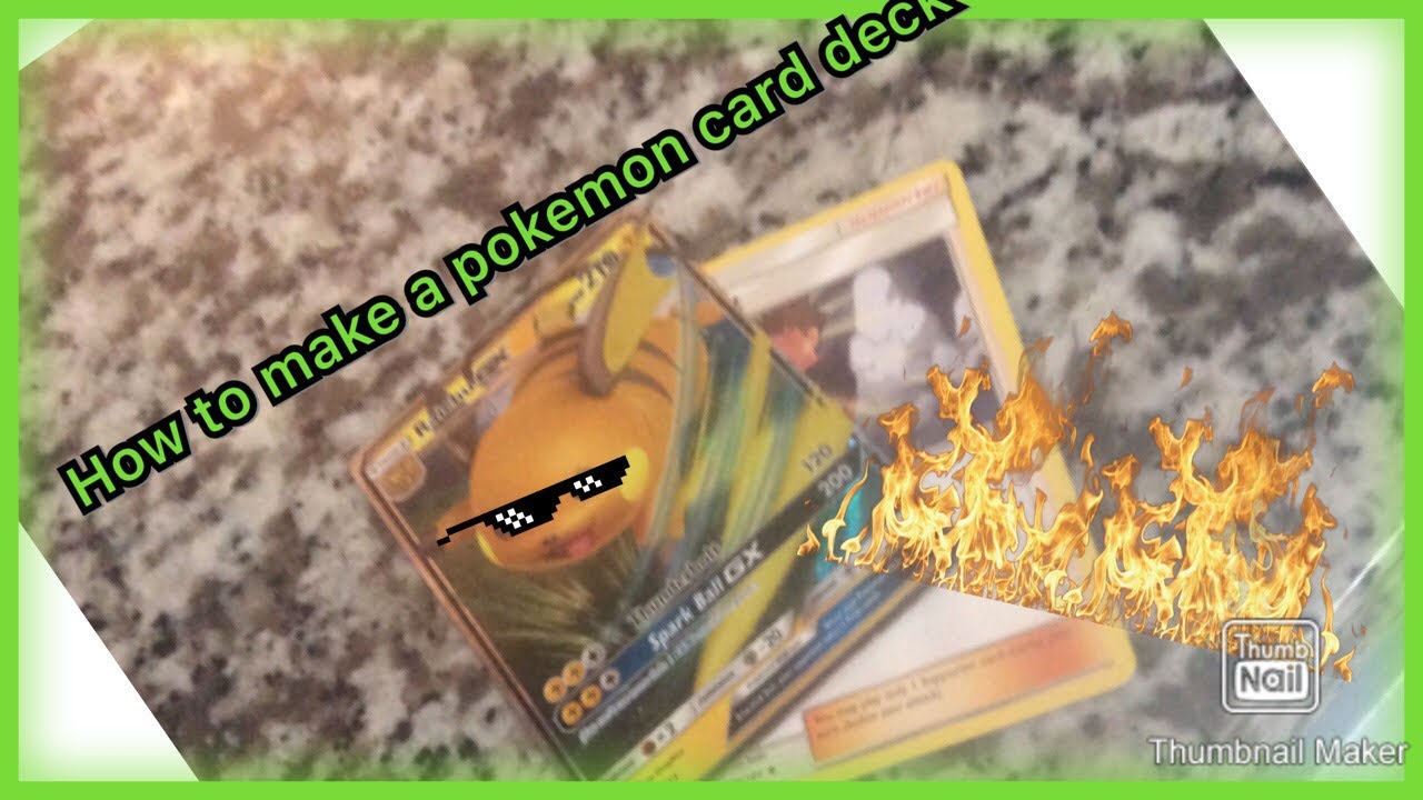 How To Make A Pok mon Card Deck YouTube How To Make A Pok mon Card Deck YouTube