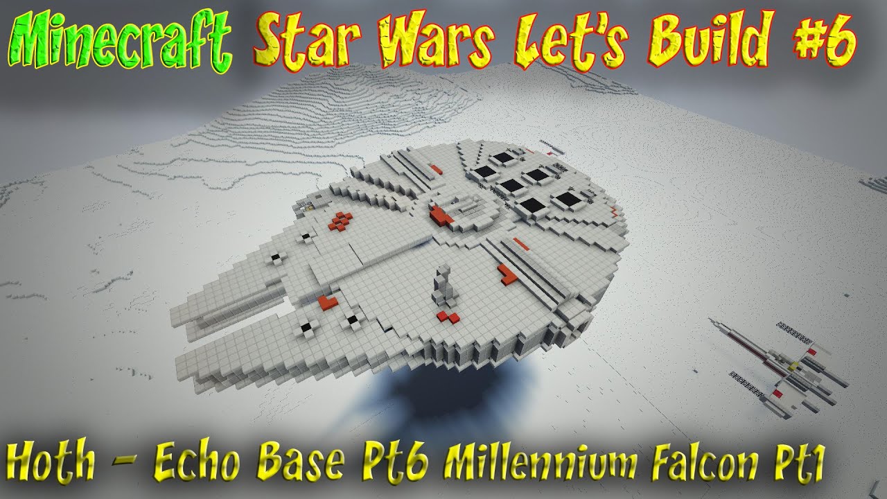 Minecraft Star Wars Ep6 Battle of Hoth Echo Base North Entrance ...