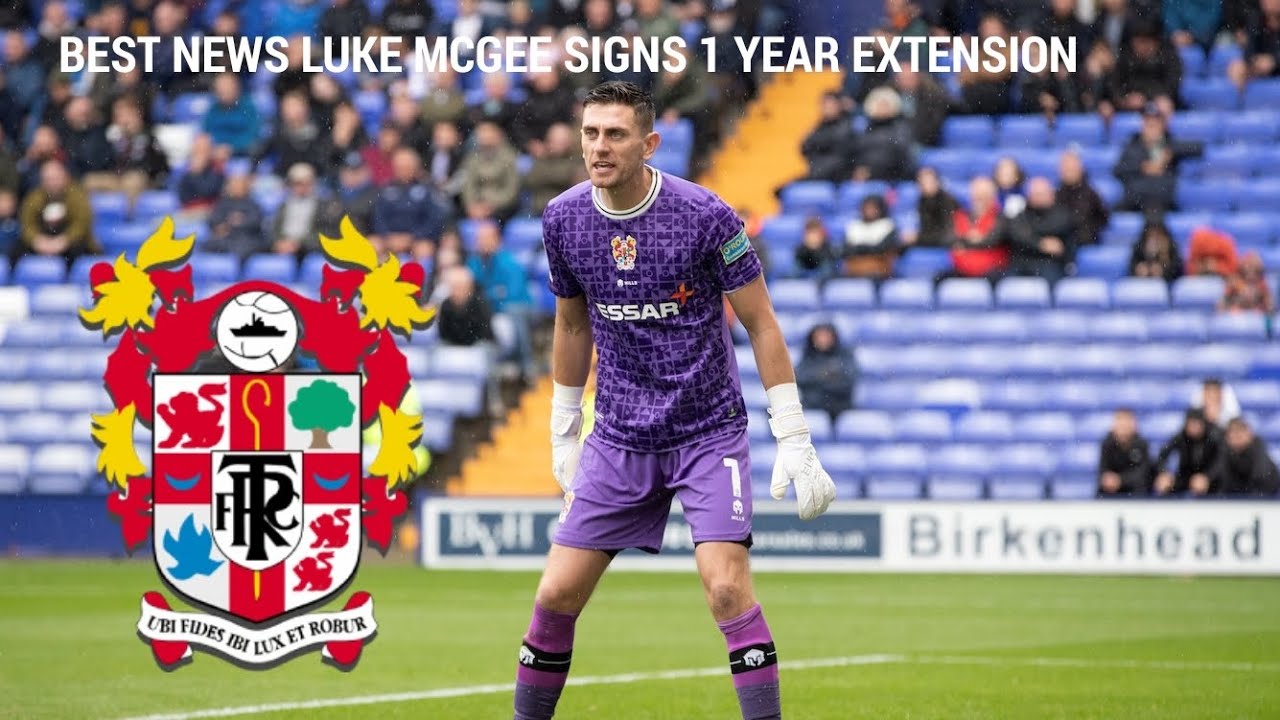 BEST NEWS LUKE MCGEE SIGNS A 1 YEAR EXTENSION - YouTube