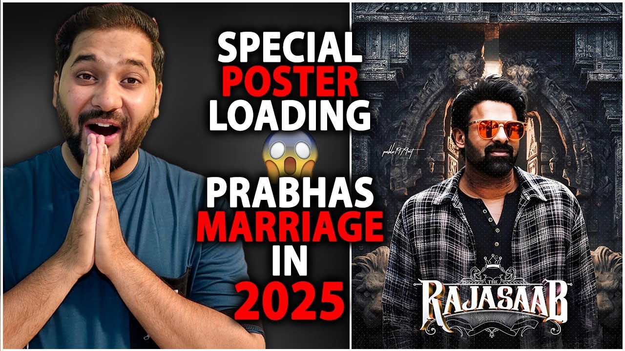 The Rajasaab New Official Poster Loading | Prabhas Marriage Official ...