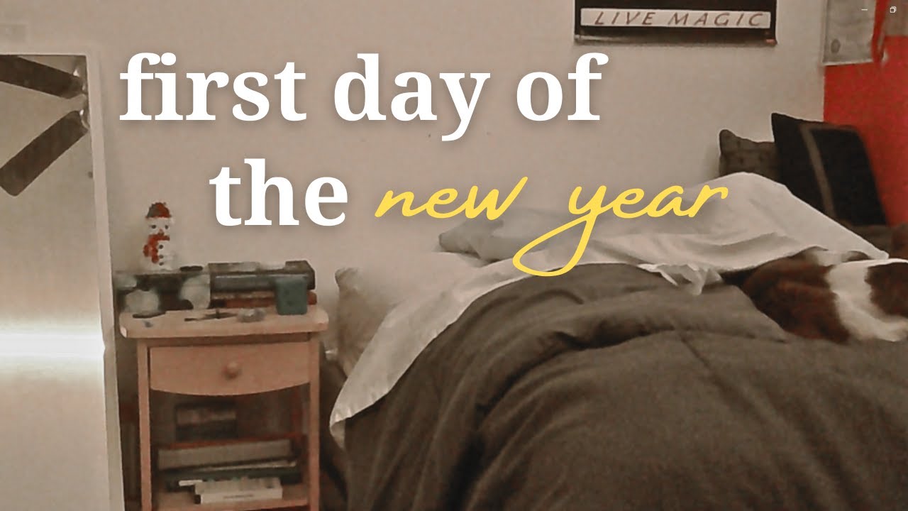 video diaries | first day of the new year | working out, editing ...