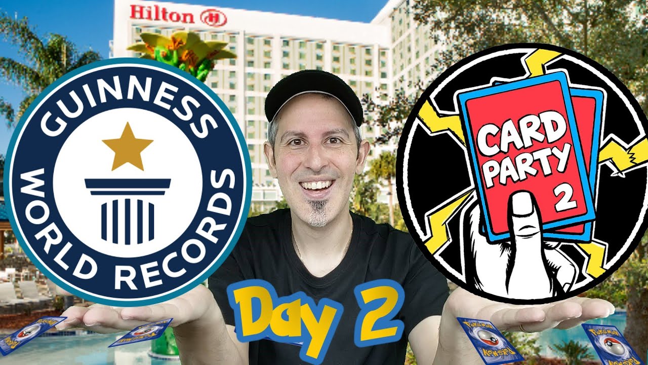 CARD PARTY 2 Guinness WORLD RECORD Attempt! - YouTube