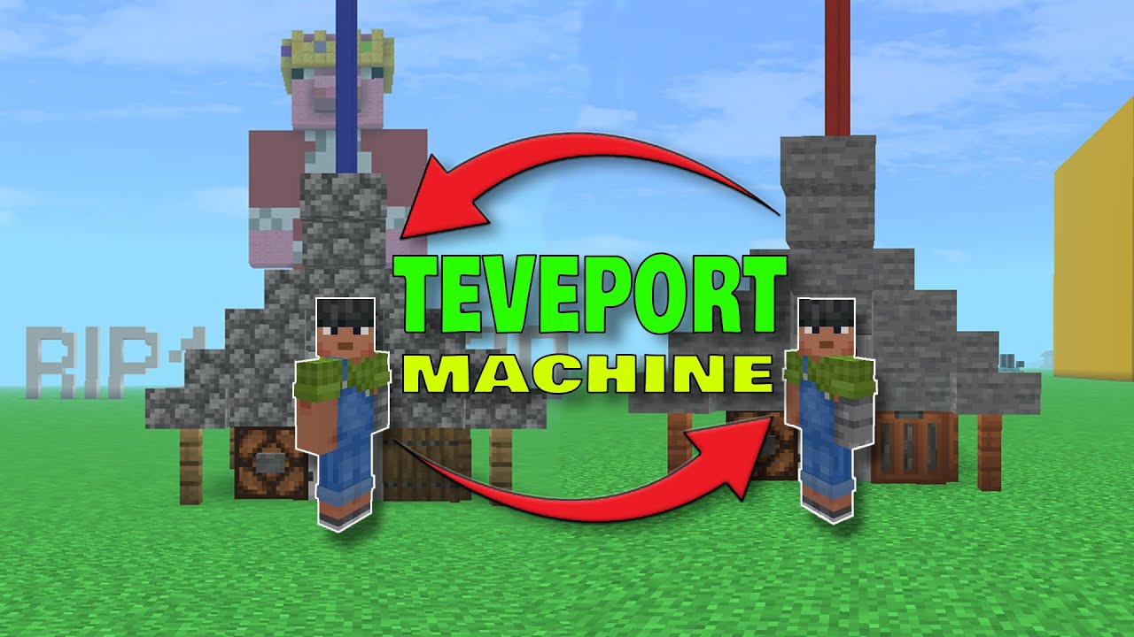 Build a TELEPORT Machine in Minecraft in Just 12 Minutes! - YouTube