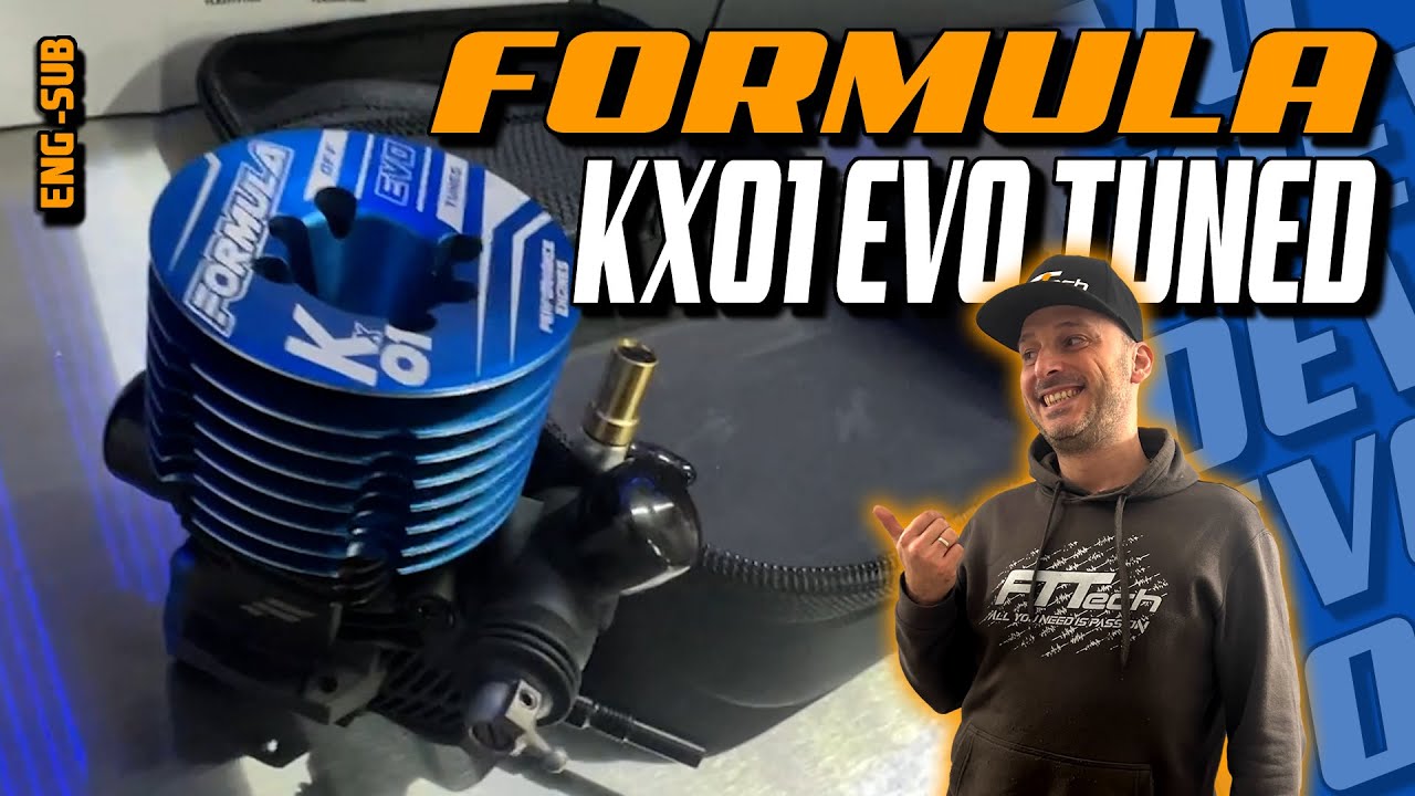FORMULA KX01 EVO TUNED nitro buggy ENGINE review - YouTube