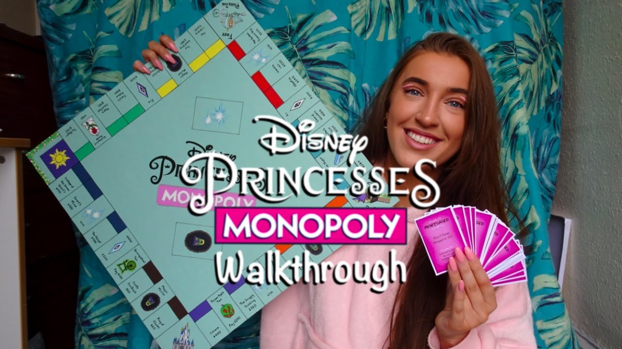 Disney Princesses Monopoly Walkthrough | Kira Goode - YouTube
