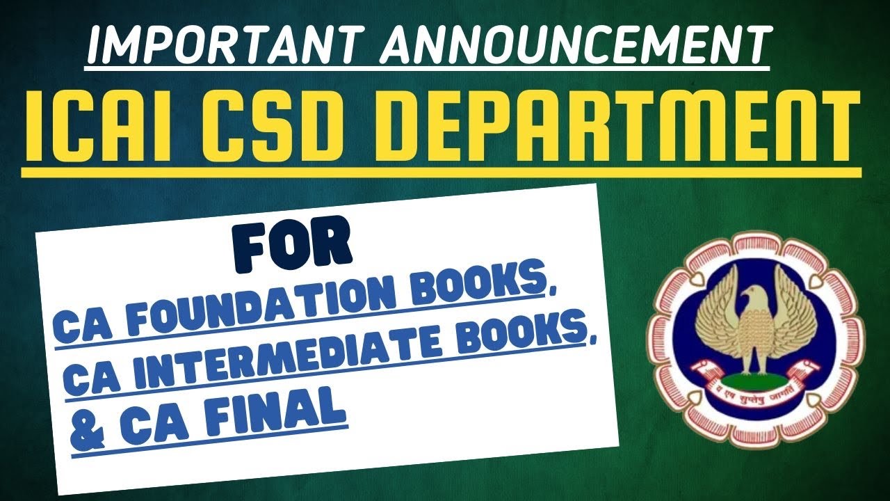 ICAI CSD Coupons Not shows CA foundation,Inter & Final | ICAI CDS ...