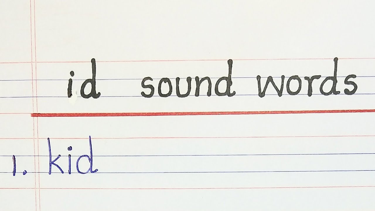 id sound words - YouTube