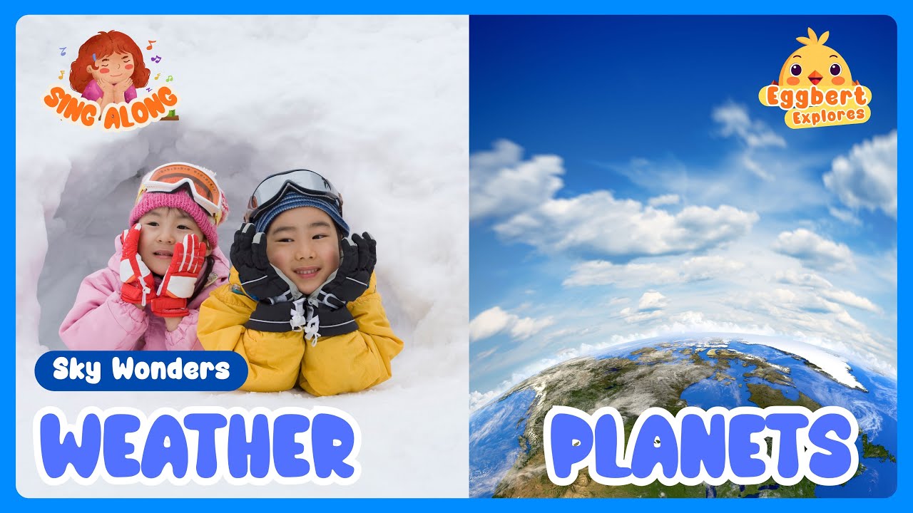 8 Planets and Weather Song for Kids | Educational Music by Eggbert Explores - YouTube