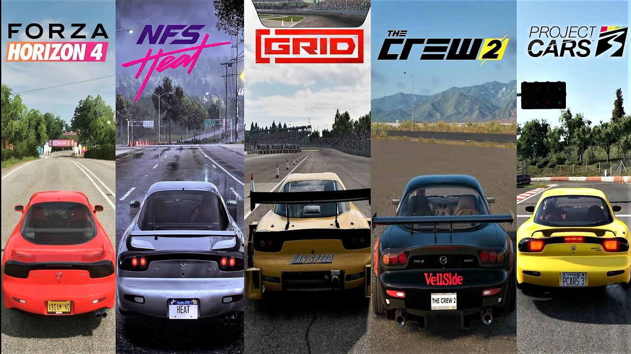 Mazda RX-7 || Ultimate Speed and Sound Comparison||Which is Accurate ...