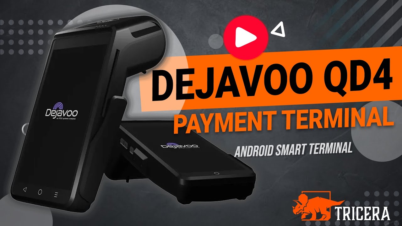 Tricera Dejavoo QD4 Android Payment Terminal - YouTube