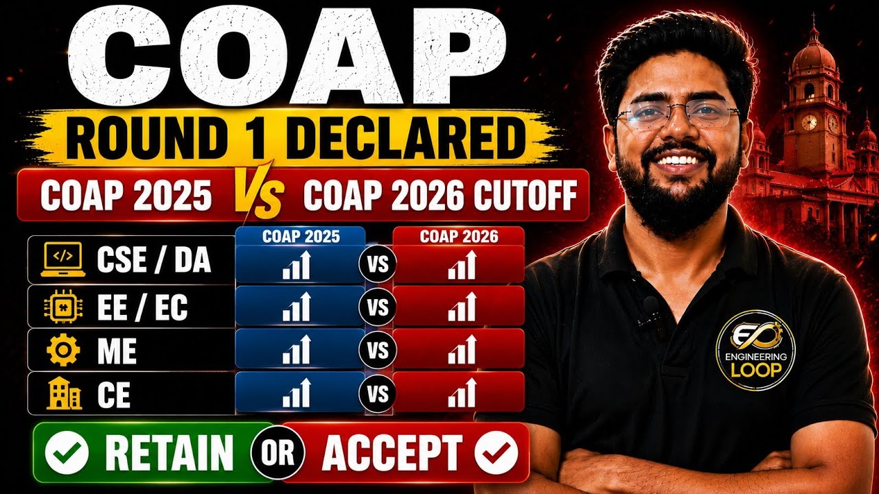 COAP Round 1 Cutoff Analysis || COAP Round 1 Cutoff 2026 || COAP Cutoff ...