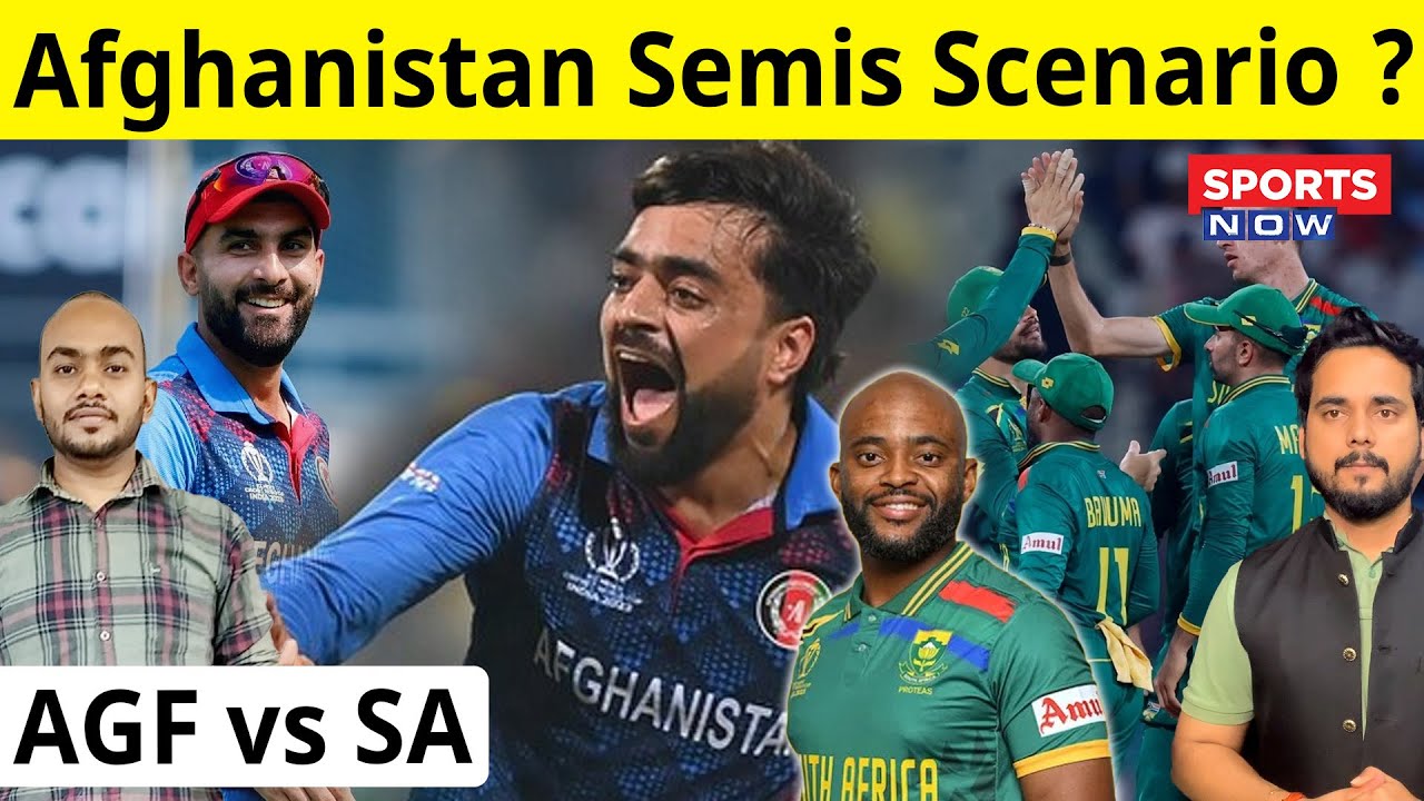 AFG vs SA LIVE : Can Afghanistan Beat South Africa ? Semis Scenario ...