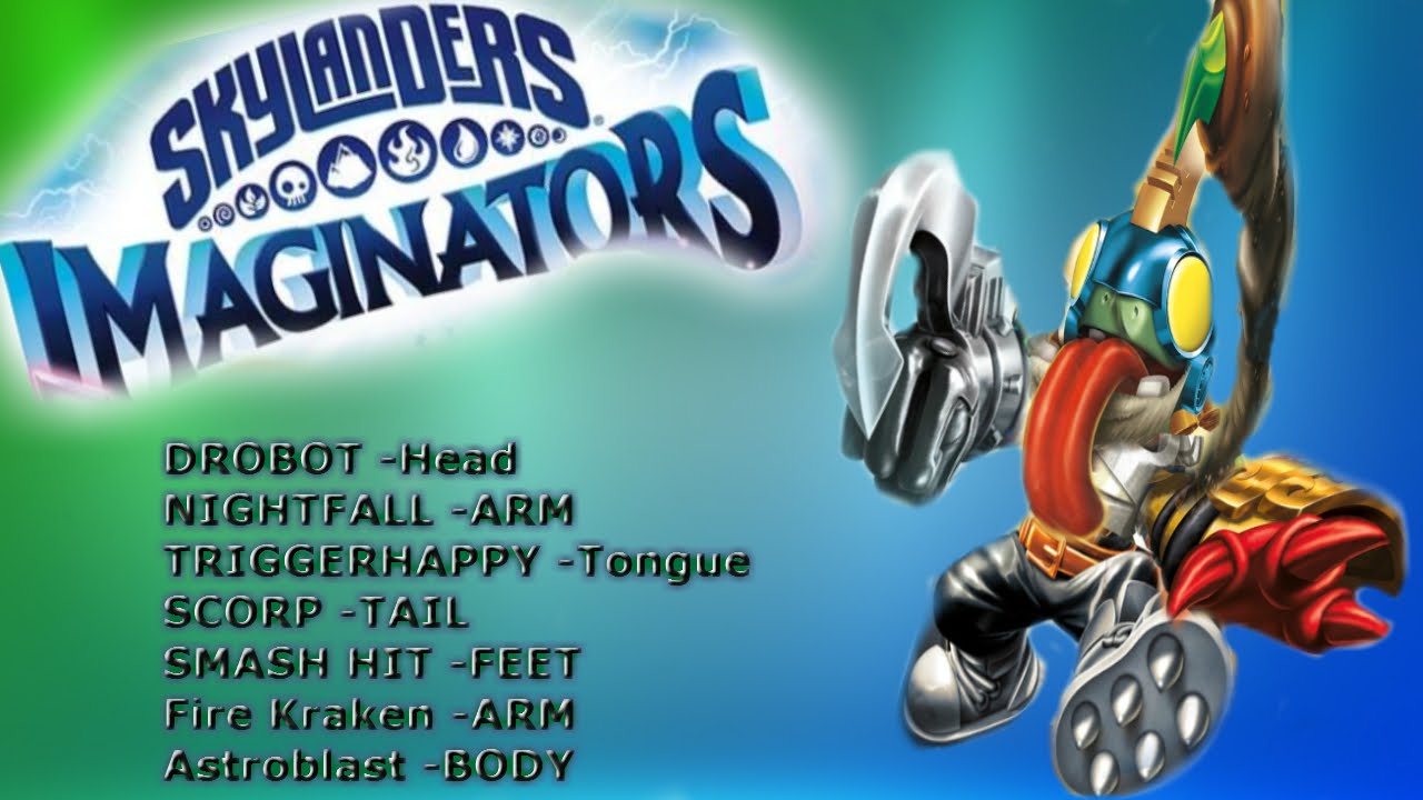 MY SKYLANDERS IMAGINATORS CREATION USING PIXLR COM. - YouTube