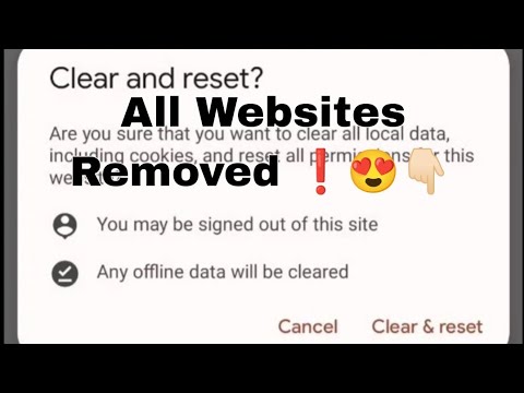 How to remove websites from Google Chrome | Google Chrome से वेबसाइट्स ...