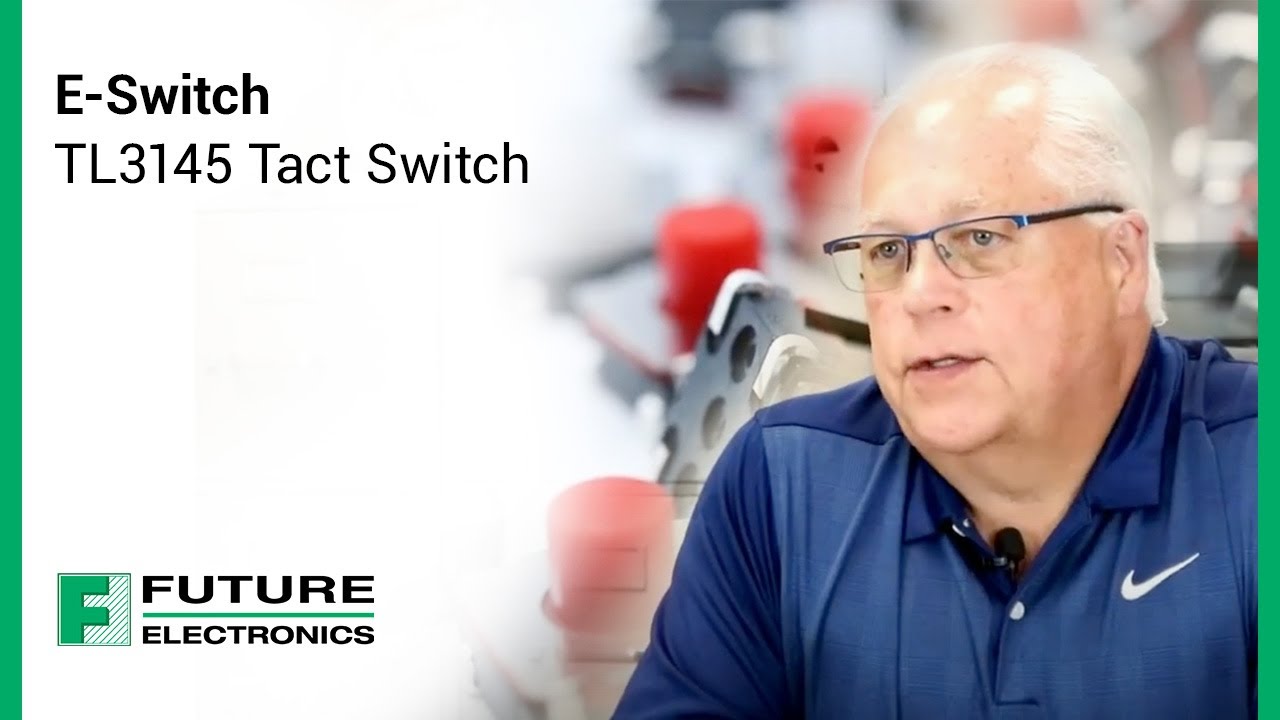 E-Switch TL3145 Tact Switch - YouTube