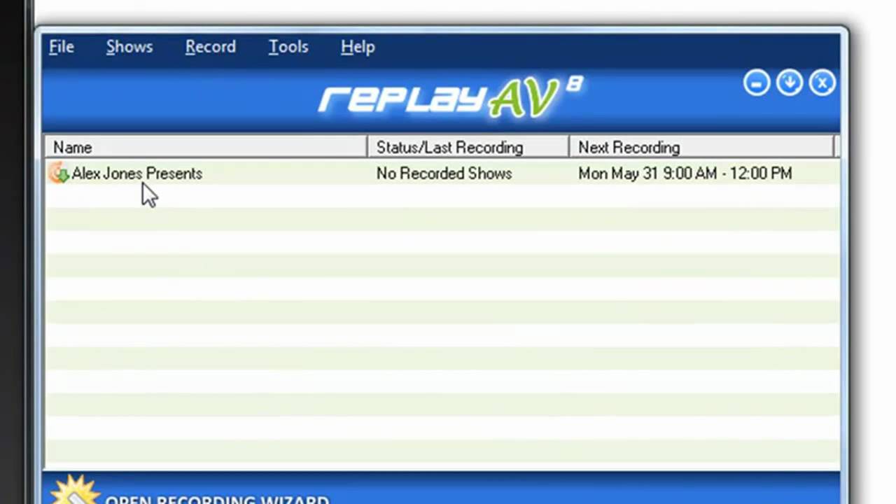 How to Automatically Record Alex Jones (or Any GCN Shows or Stations ...
