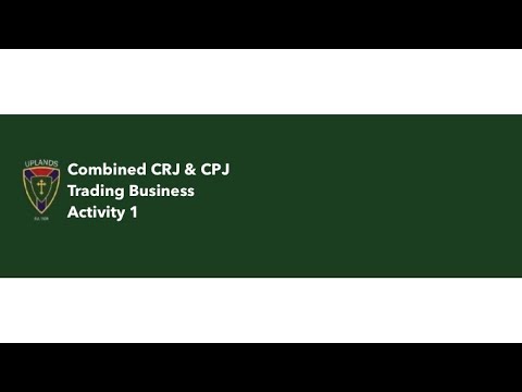 Lesson 14 - Combined Cash Journals of a Trading Business - YouTube