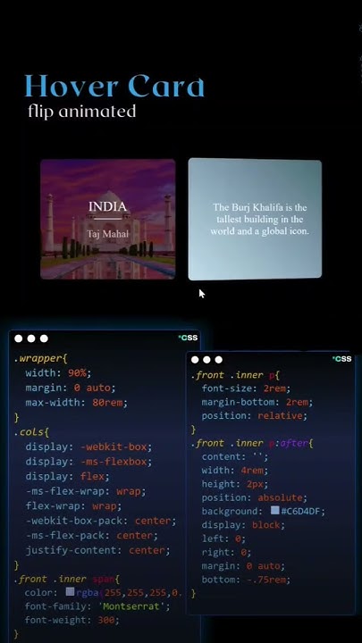 Hover Cardcodingcssanimationwebdesign Csshtmlcsshtmlwebdevelopment Programming Youtube