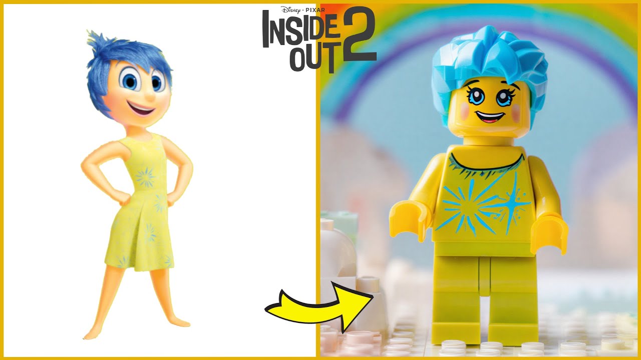 How Inside Out 2 Movie Characters Looks As Lego! - YouTube